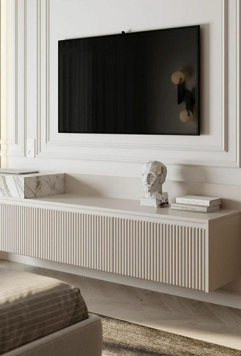 30 ideias de rack para sala de tv com painel